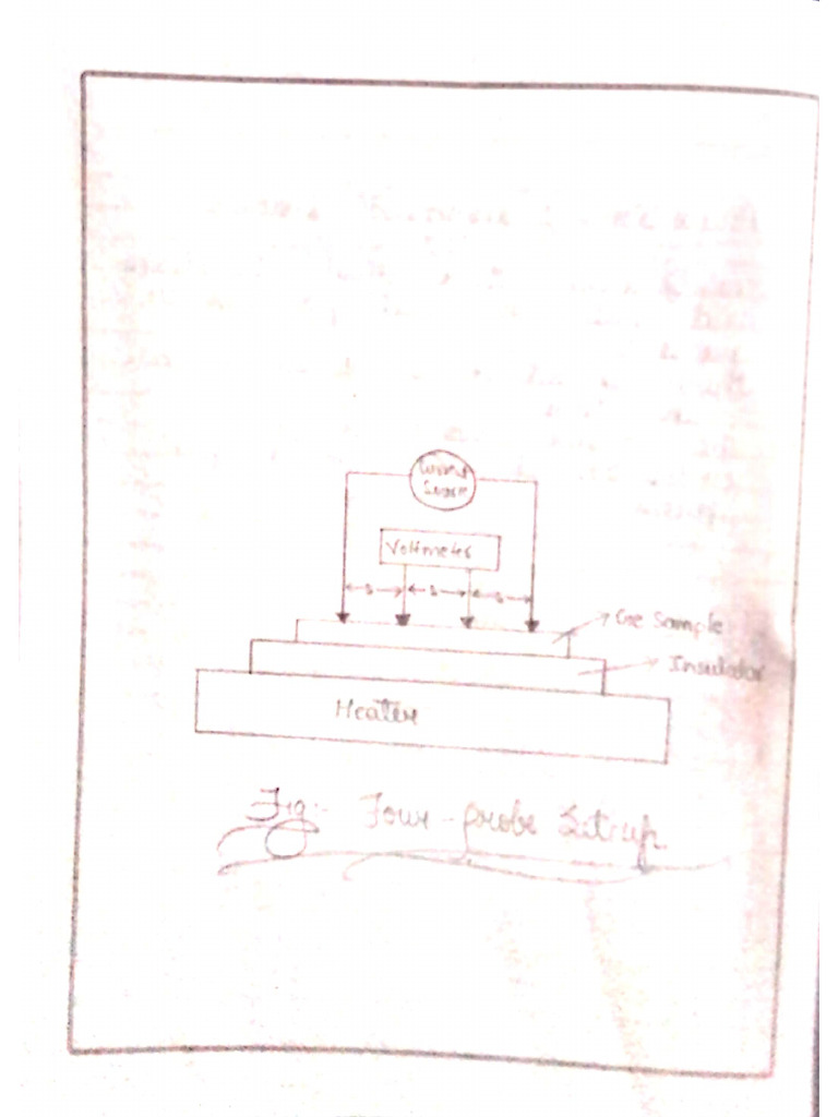 Four Probe Experiment | PDF