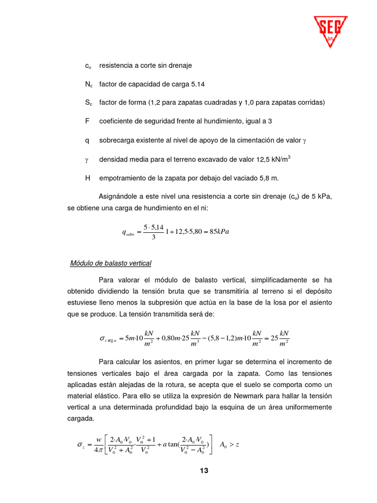 Kpa Q: Módulo de Balasto Vertical | PDF