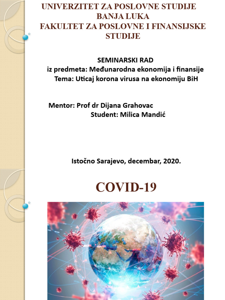 Korona BiH | PDF