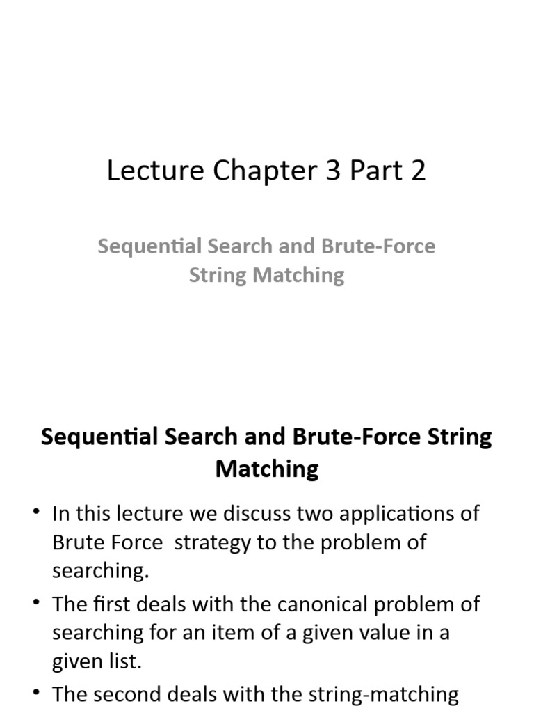Lecture Chapter 3 Part 2 | Download Free PDF | Time Complexity | Computer Programming