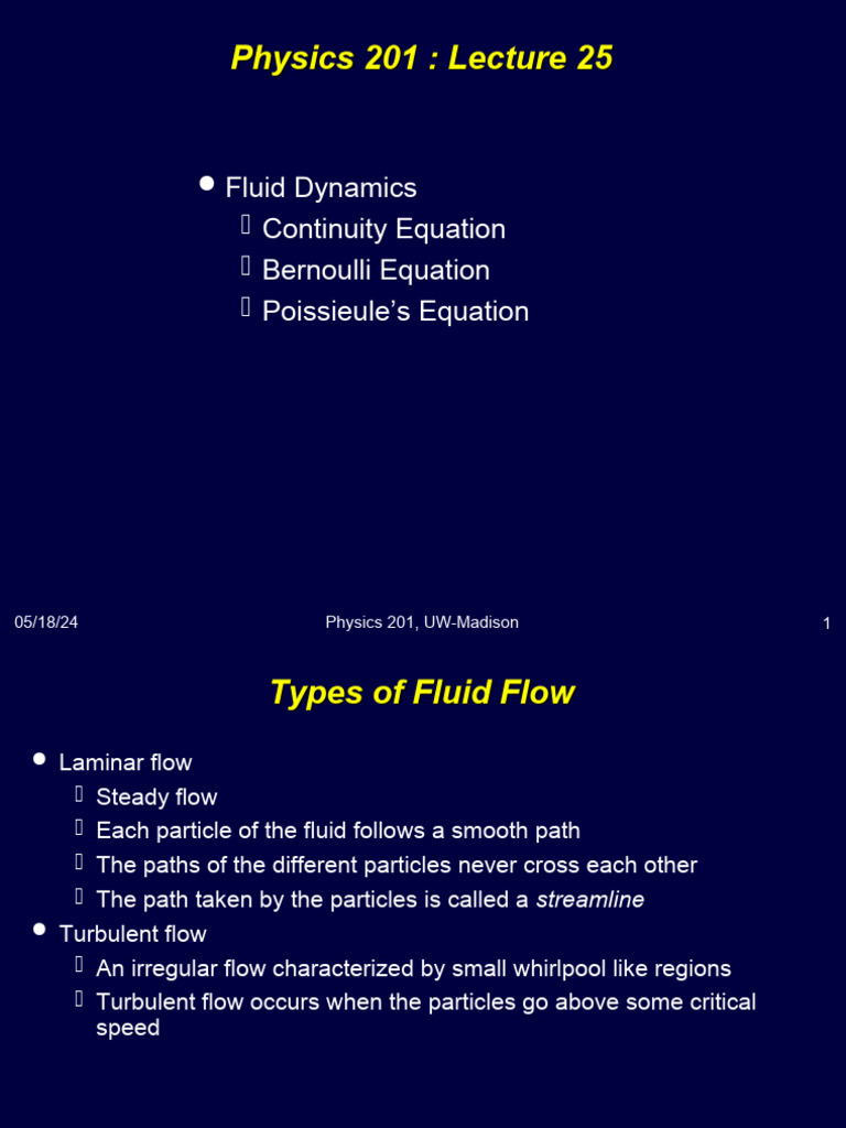 Lect25 Fluda Dinamik - MADISON - Updated | PDF | Fluid Dynamics ...