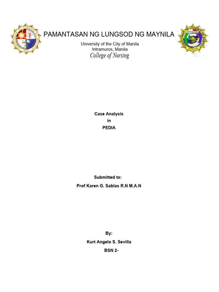 Rle Pedia Case Study | PDF | Vaccines | Clinical Medicine