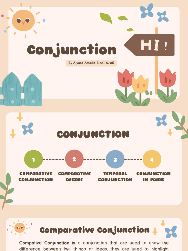 Understanding Conjunctions and Their Types | PDF | Verb | Noun
