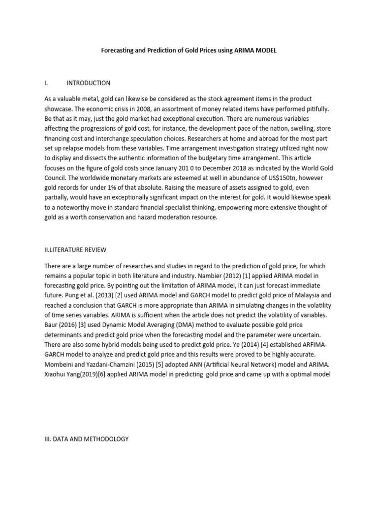 AA2 Project | PDF | Autoregressive Integrated Moving Average | Forecasting
