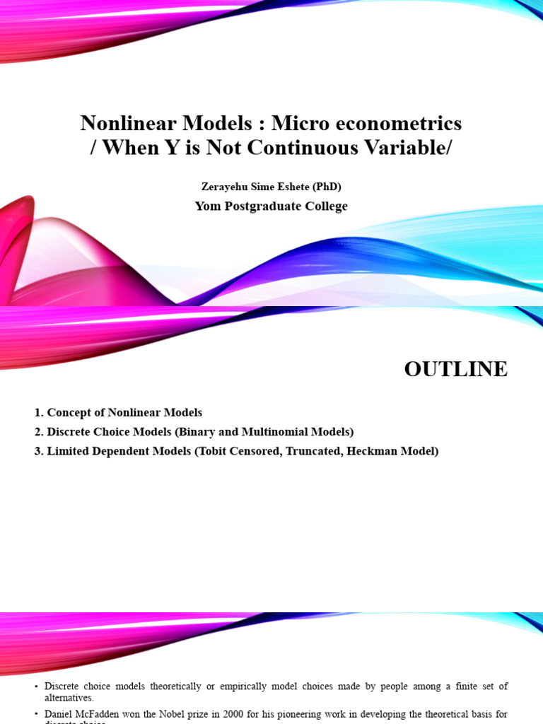 Part III - Analysis With NonLinear Models | PDF | Logistic Regression | Probability Distribution