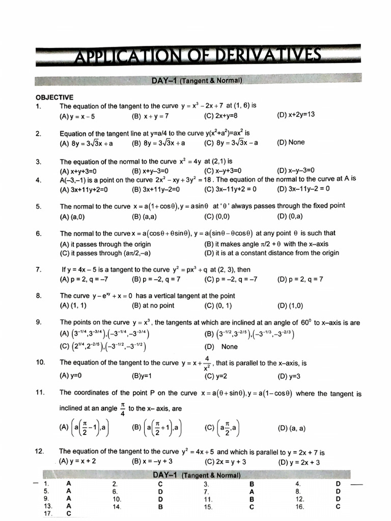 Application of Derivatives (Mains 2021) | PDF | Area | Sphere