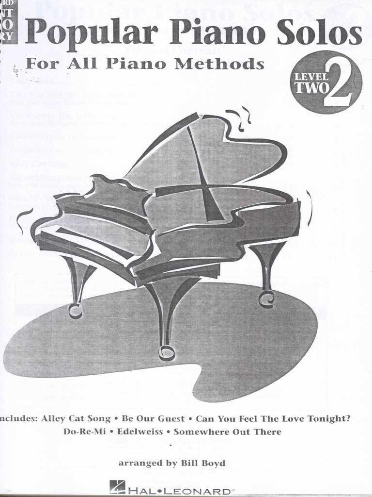 Popular Piano Solos - For All Piano Methods - Level 2 - Hal Leonard ...