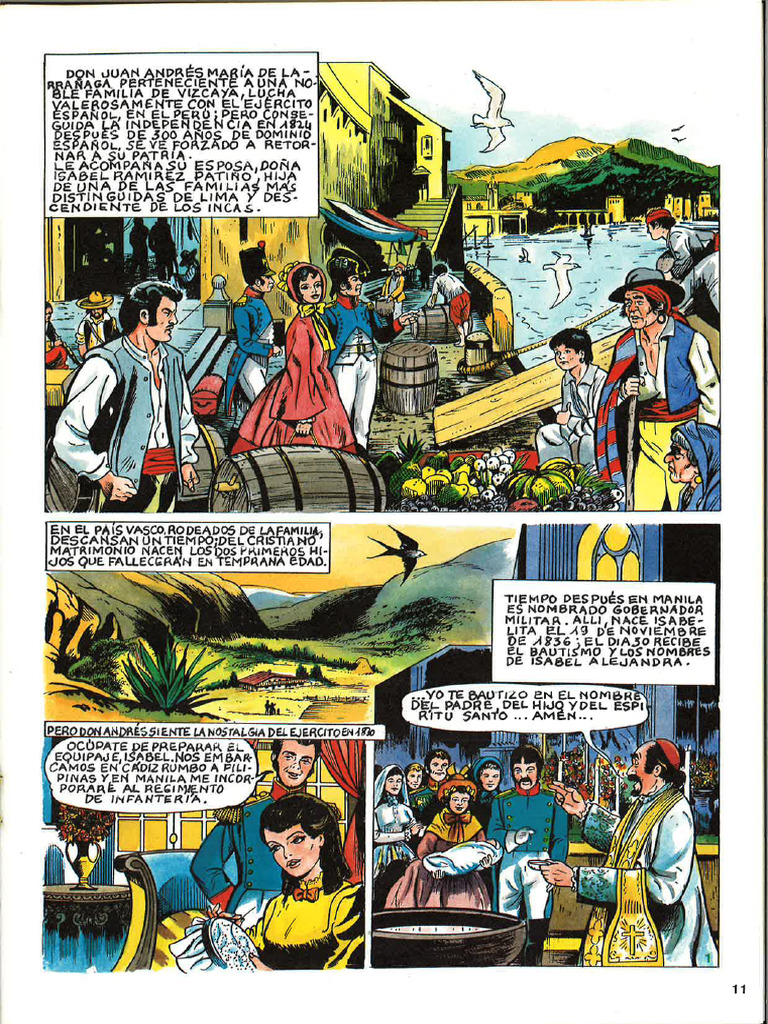 Vida de Madre Isabel en Comic | PDF