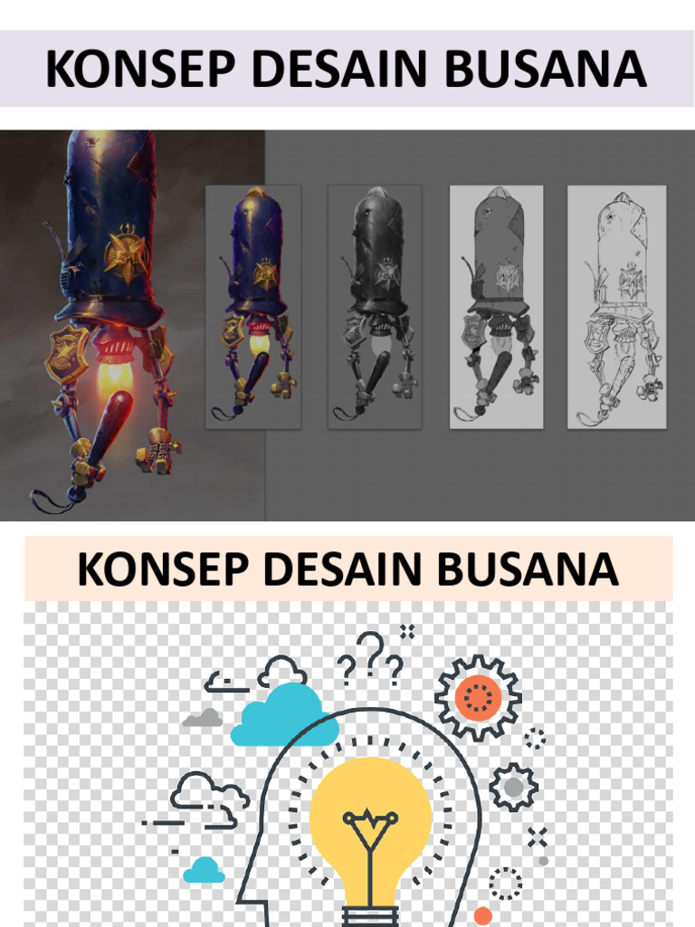 Sketsa Desain Busana Berdasarkan Tema | PDF
