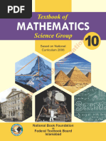 Federal Board Mathematics Grade 10 - 2024 Complete Book | PDF