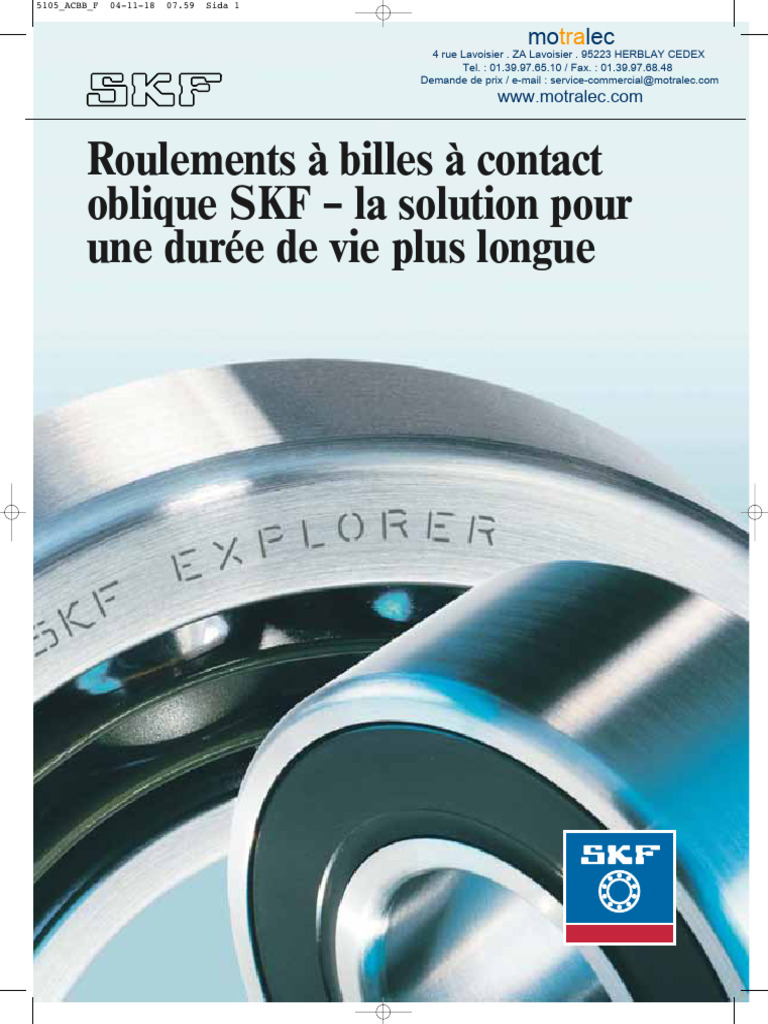 SKF Roulements Explorer | PDF | Technologie et ingénierie