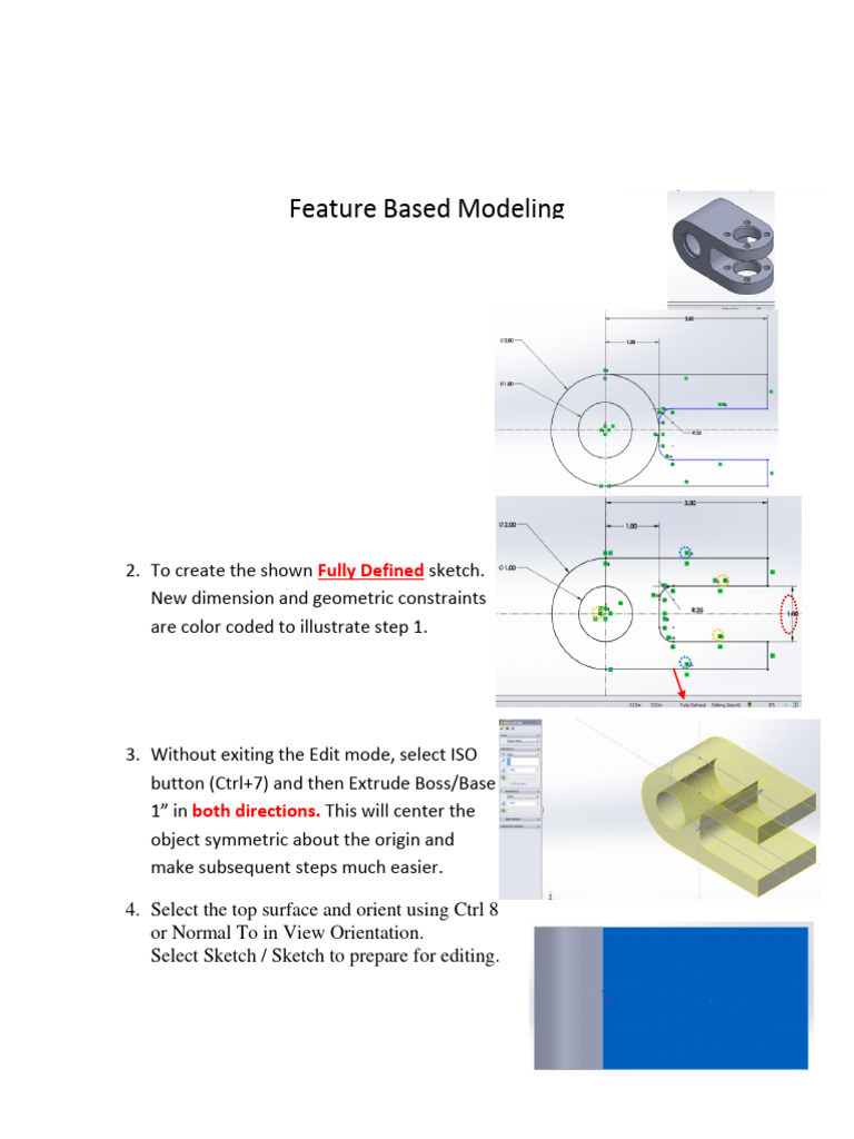 Feature Based Modeling | PDF | Sphere | Area