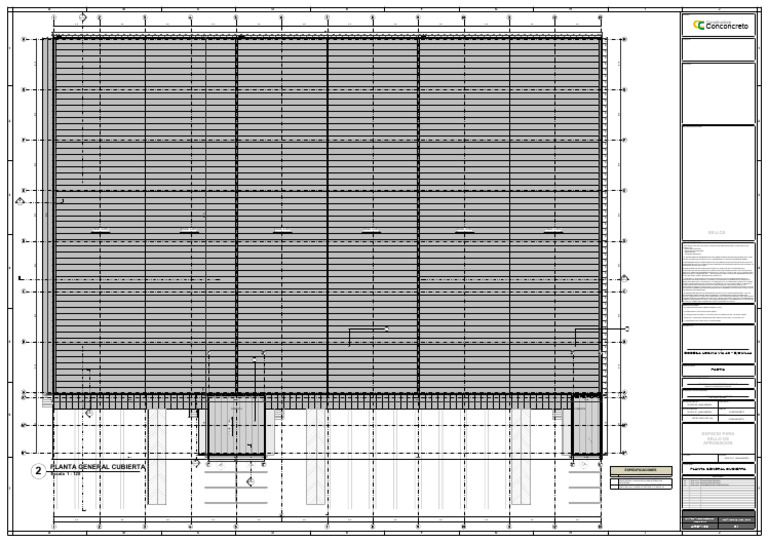 Bod-Dc-Bim-Ar-V0 - Arq-103 - Planta General Cubierta | PDF