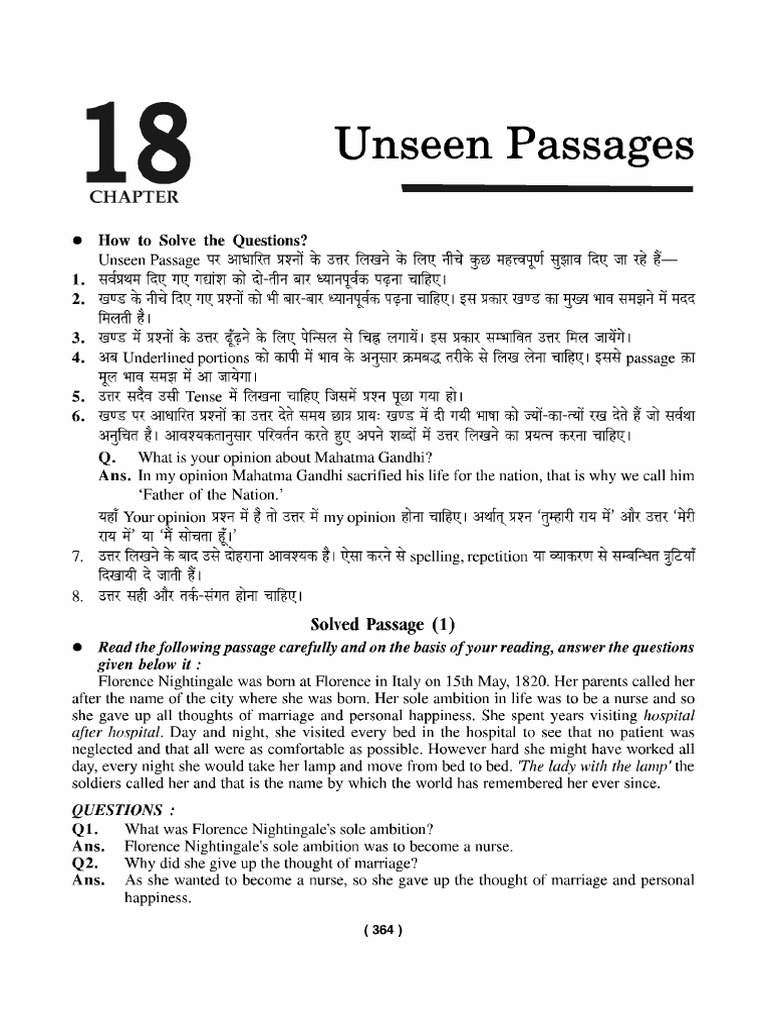 Class 10 Chapter 18 English Grammar Up Board | PDF