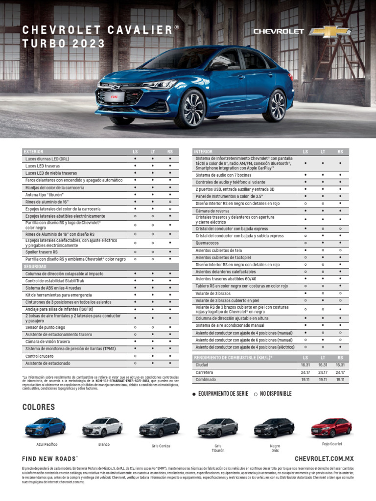 Cavalier | PDF | Airbag | Vehículos terrestres