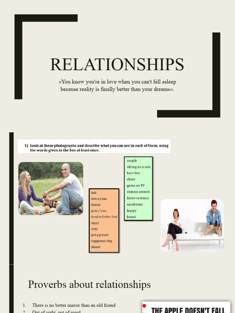 Insights on Relationships and Proverbs | PDF