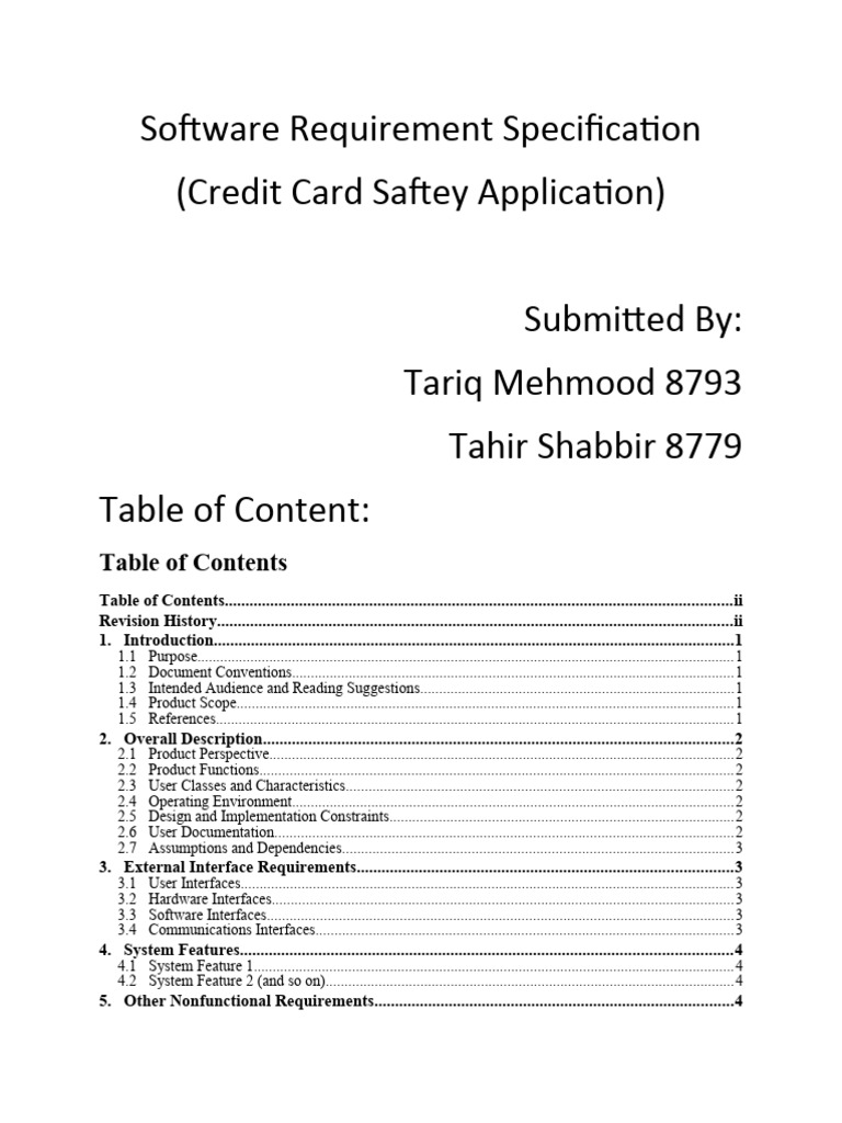 Software Requirement Specification | PDF | User Interface | Authentication