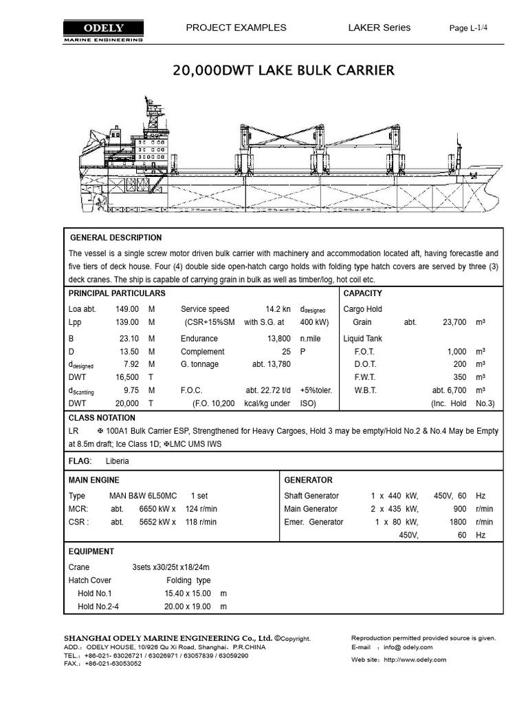 Laker Series | PDF | Ships | Watercraft