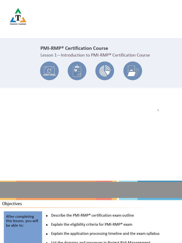 PMI RMP E-Book | PDF | Risk | Project Management Professional