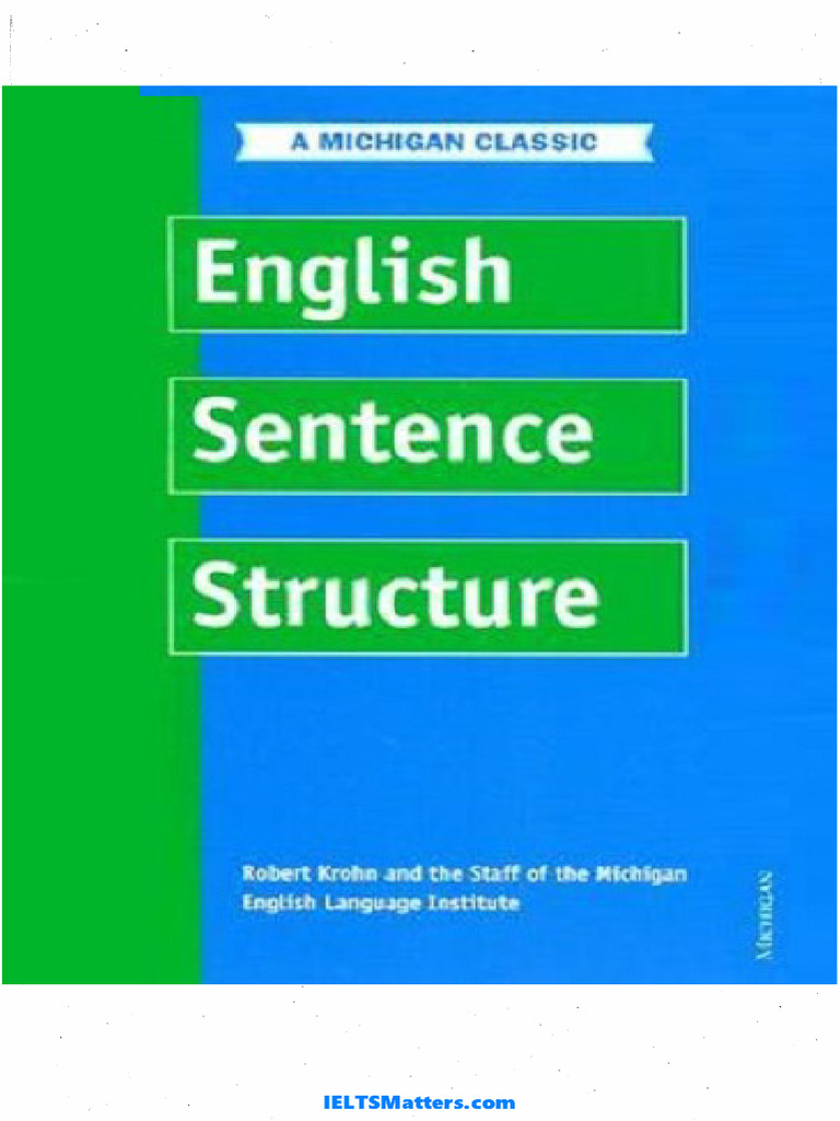 English Sentences Structure | PDF