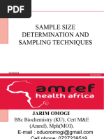 Lesson 4 | PDF | Sample Size Determination | Sampling (Statistics)