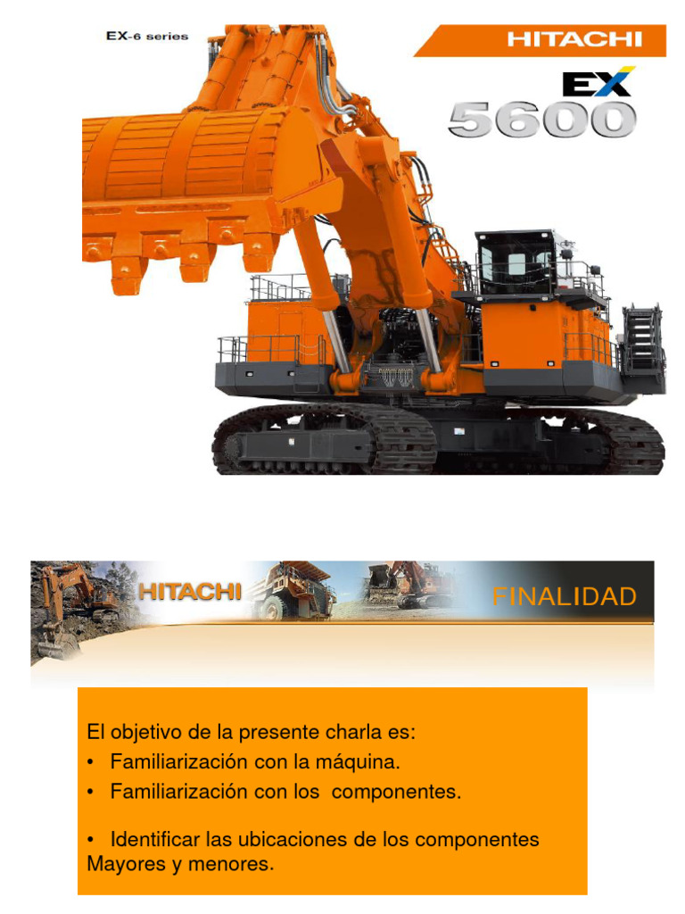 03 - Curso de Pala Hitachi Ex 5600-6. | PDF | Bomba | Cambiar