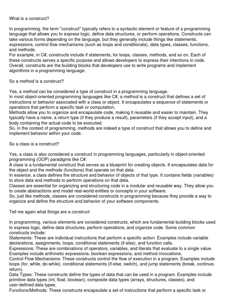 C Pasos 1 Pdf Method Computer Programming Class Computer Programming