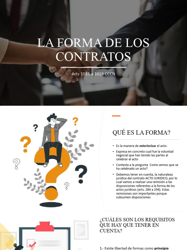 La Forma de Los Contratos | PDF | Ley común | Justicia