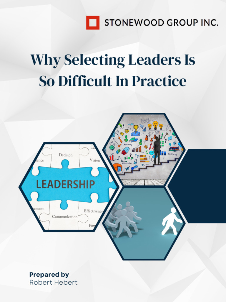 Challenges in Leader Selection Process | PDF | Startup Company | Small ...