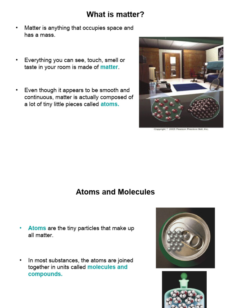 Chapter 1 Matter | PDF | Chemical Substances | Mixture