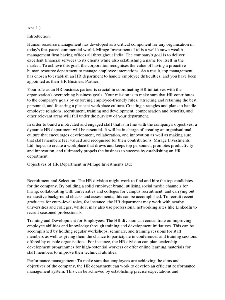 Human Resource Management | PDF | Human Resources | Forecasting