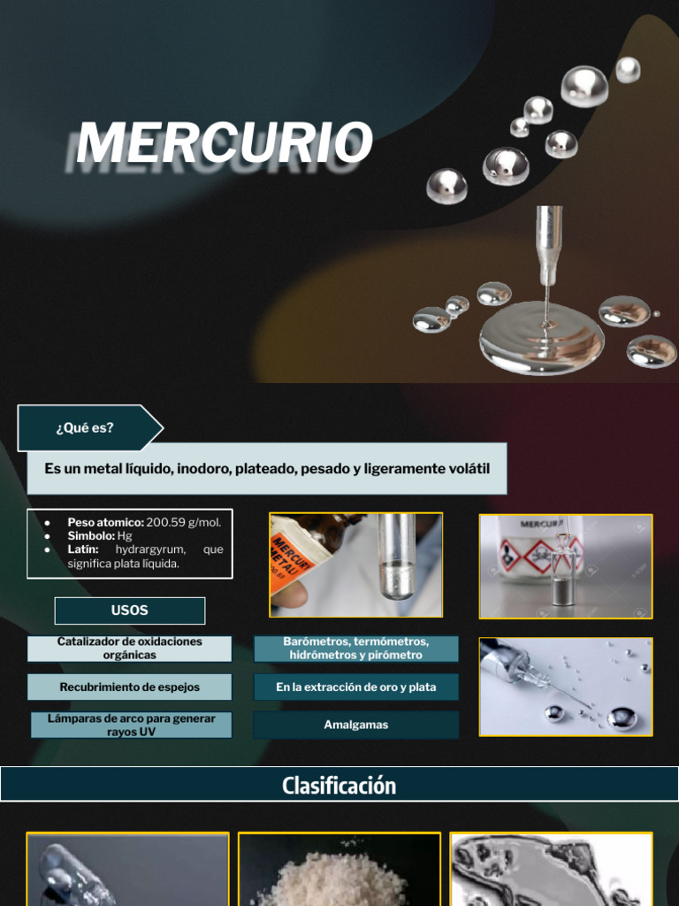 MERCURIO | PDF | Mercurio (Elemento) | Medicina CLINICA