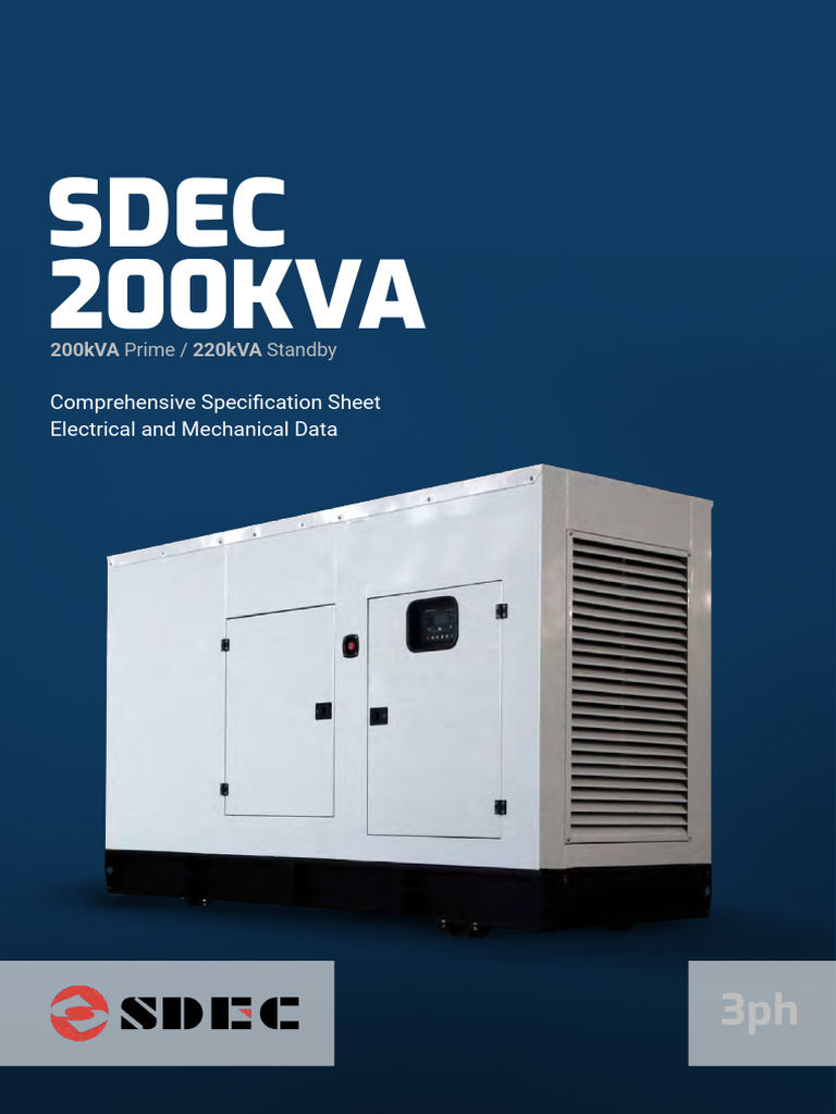 220 KV A Standbys Dec | PDF | Mains Electricity | Electric Generator