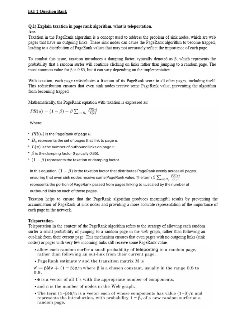 BDA IAT2 Theory | PDF | Cluster Analysis | Applied Mathematics