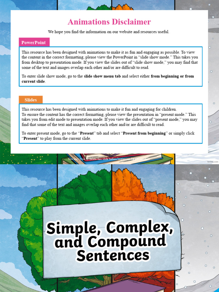 Copy of Simple, Complex, and Compound Sentences PowerPoint & Google ...