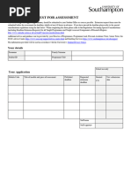 UWL Extension Application Guidelines | PDF | Information