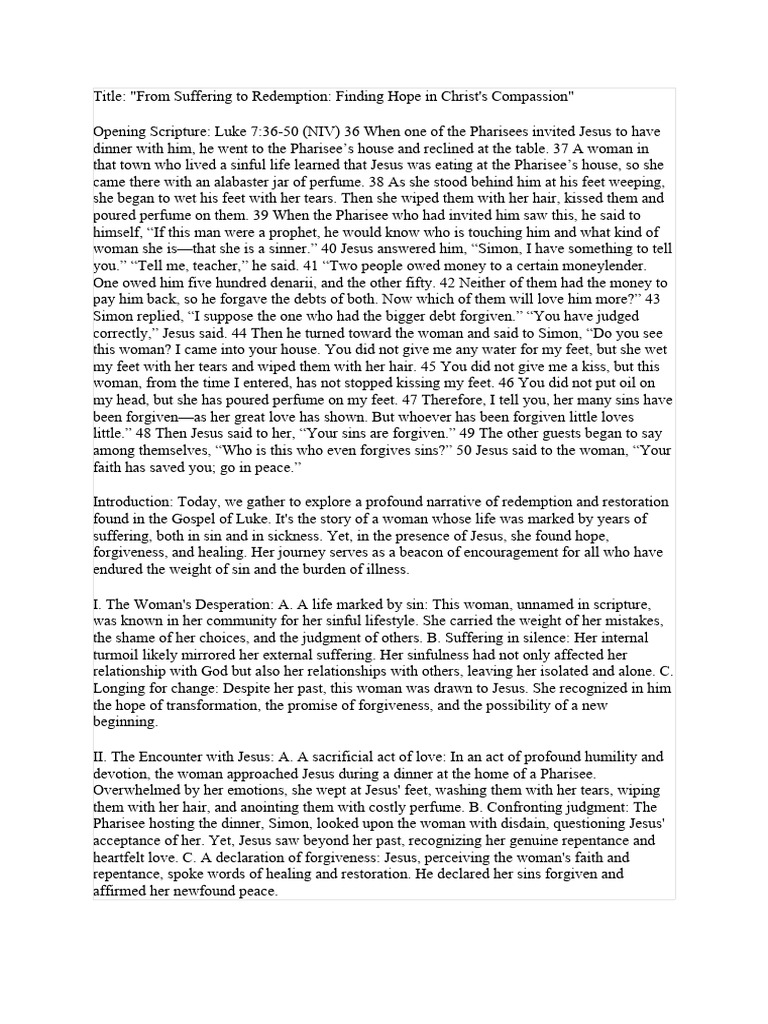 Sunday 28 April | PDF | Forgiveness | Jesus