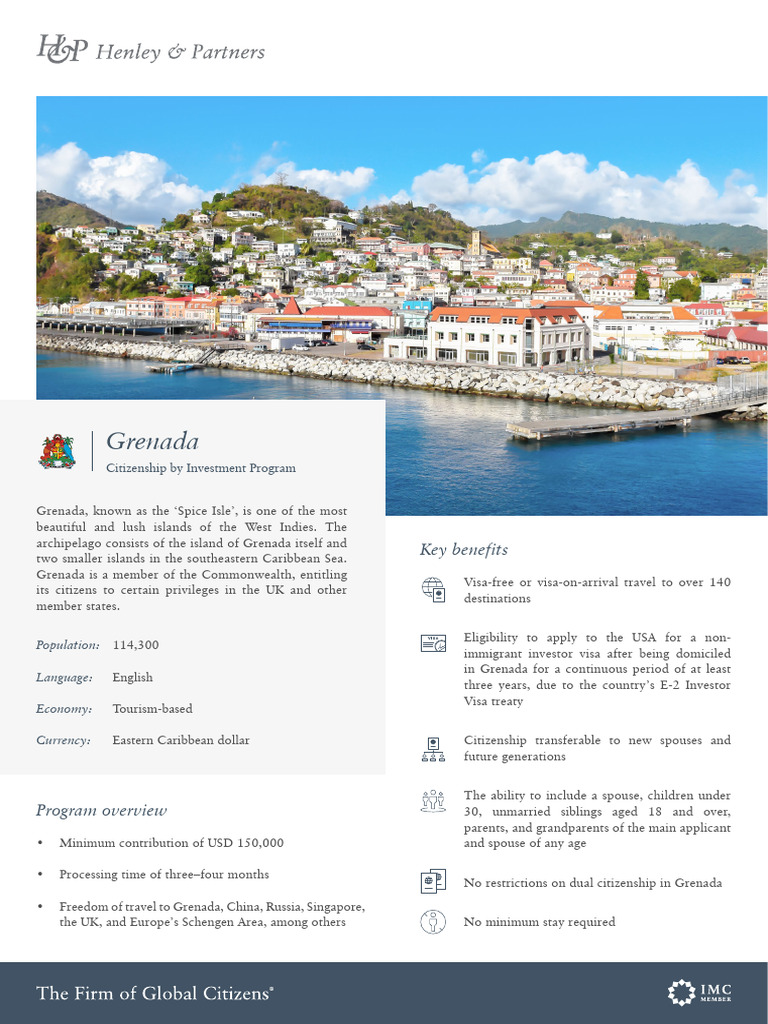 Grenada Factsheet | Download Free PDF | Travel Visa | Government And Personhood
