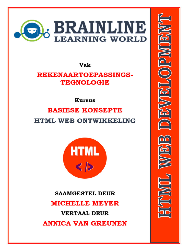 Basiese Konsepte Van HTML | PDF