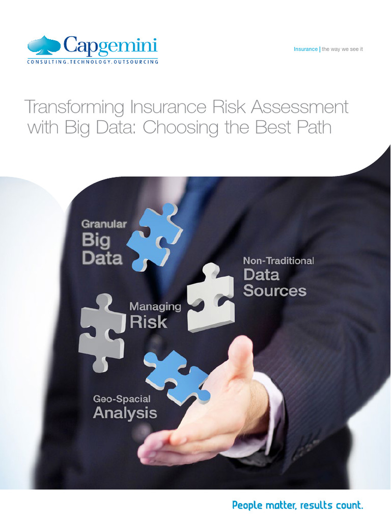 510 Transforming Insurance Risk Assessment With Big Data Choosing Best Path Pdf Insurance