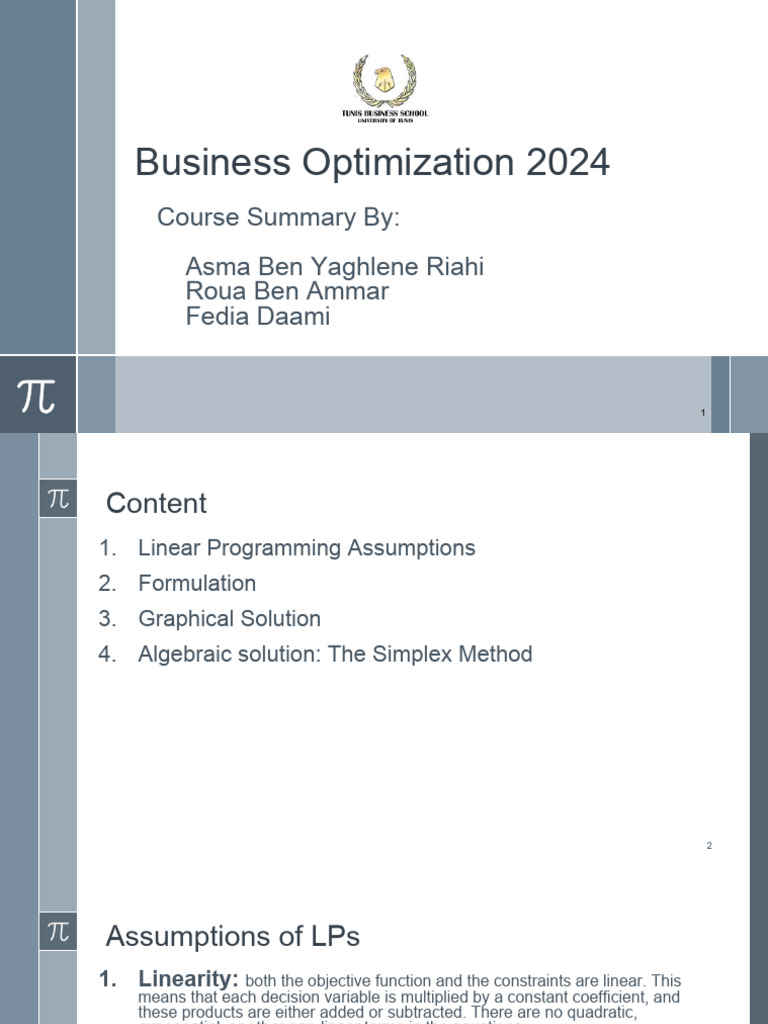 Midterm-Resume | PDF | Mathematical Optimization | Linear Programming