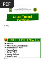 07-PLT-9010 PLT Ambush Checklist | PDF | Platoon | Sergeant