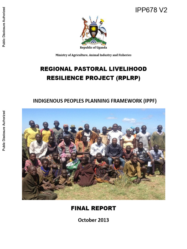 Uganda Indigenous Peoples Framework Report | PDF | Pastoralism ...