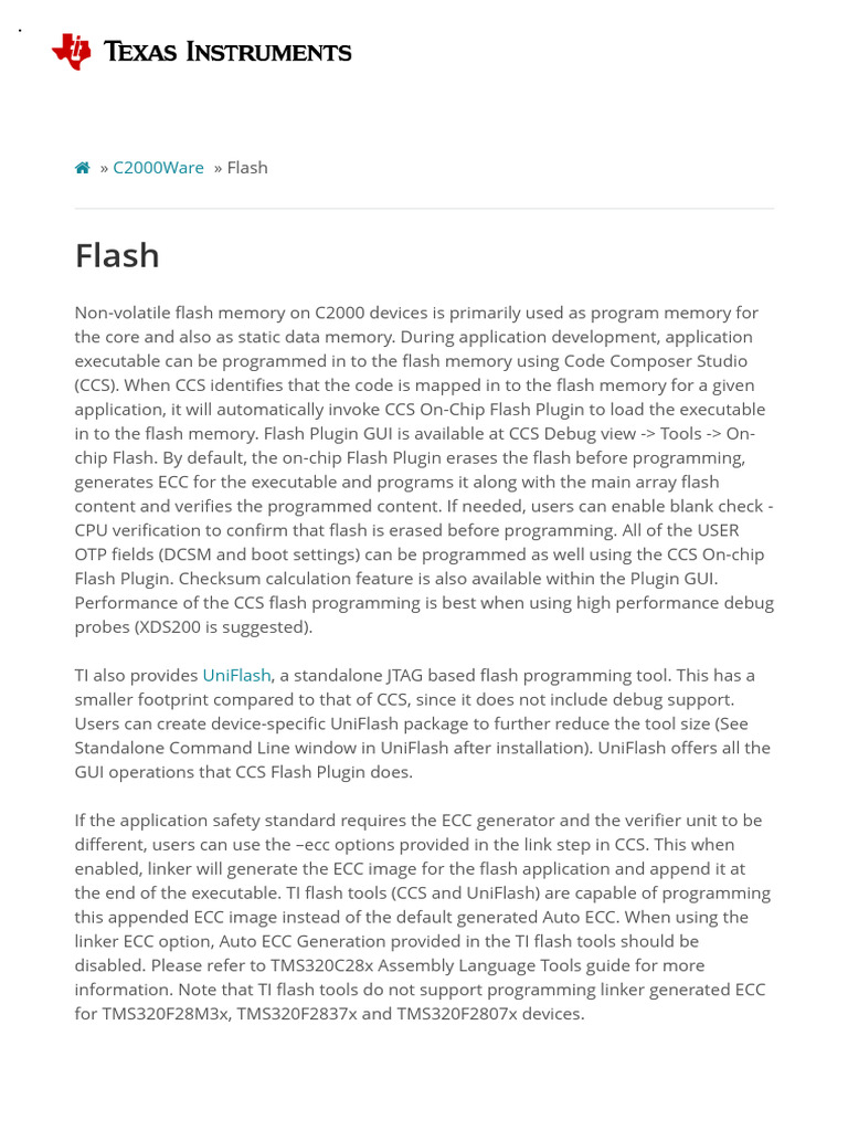 Flash — Software Guide | PDF | Flash Memory | Software Development