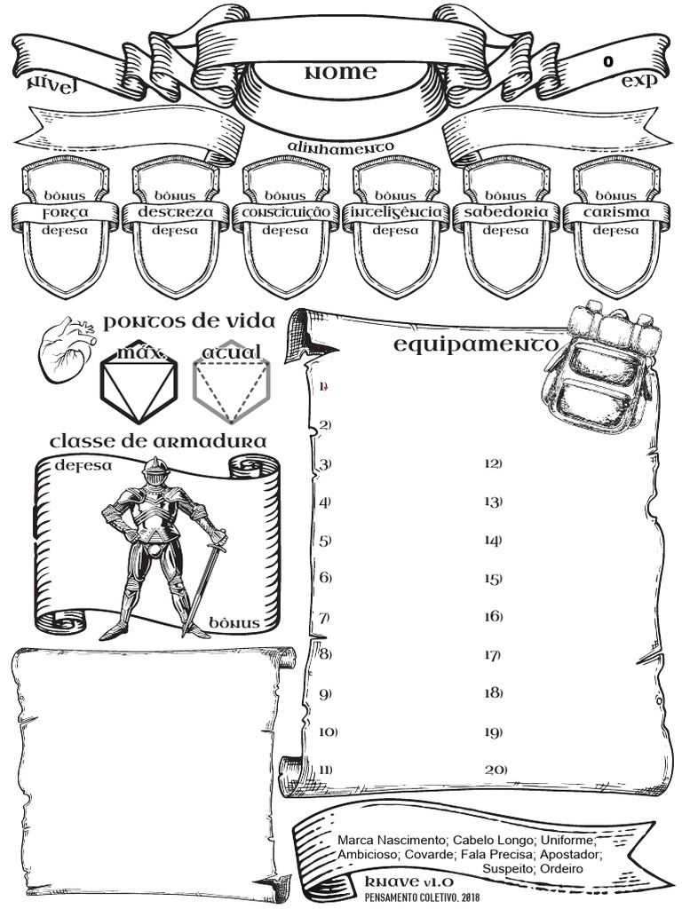 pdfcoffee.com_ficha-knave-kolthar-pdf-free | PDF