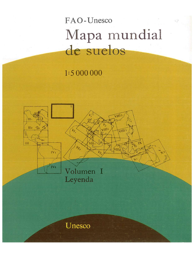 Mapa Mundial de Suelos FAO-UNESCO | PDF | Mapa | Cartografía