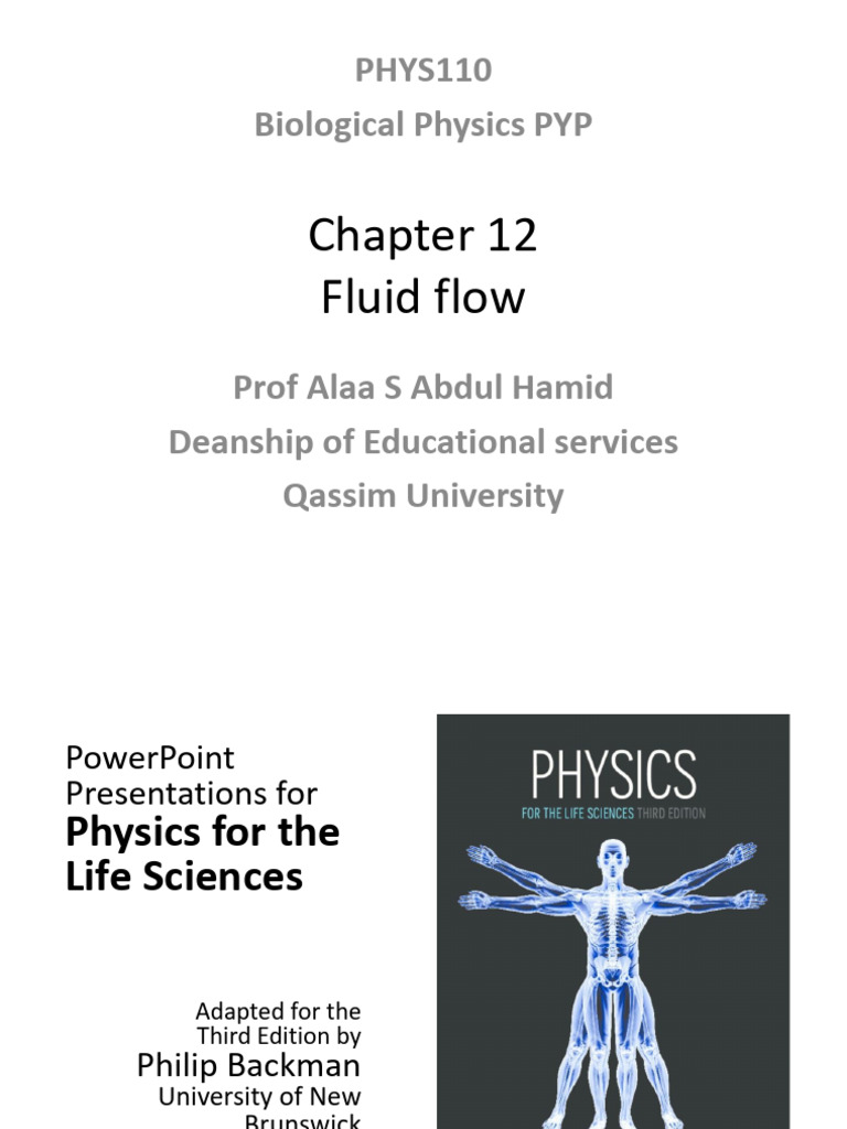 CH 12 1 Fluid Dynamic 433 | PDF | Fluid Dynamics | Viscosity