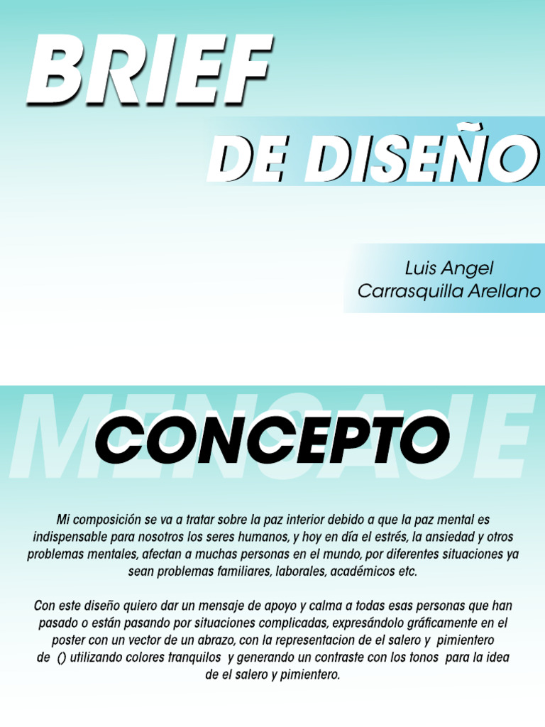 Brief de Diseño | PDF