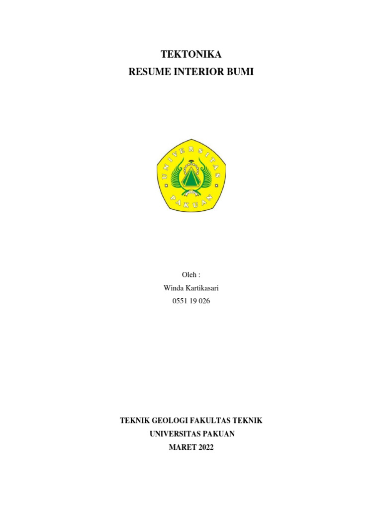 Tektonika dan Gelombang Seismik Bumi | PDF | Sains & Matematika