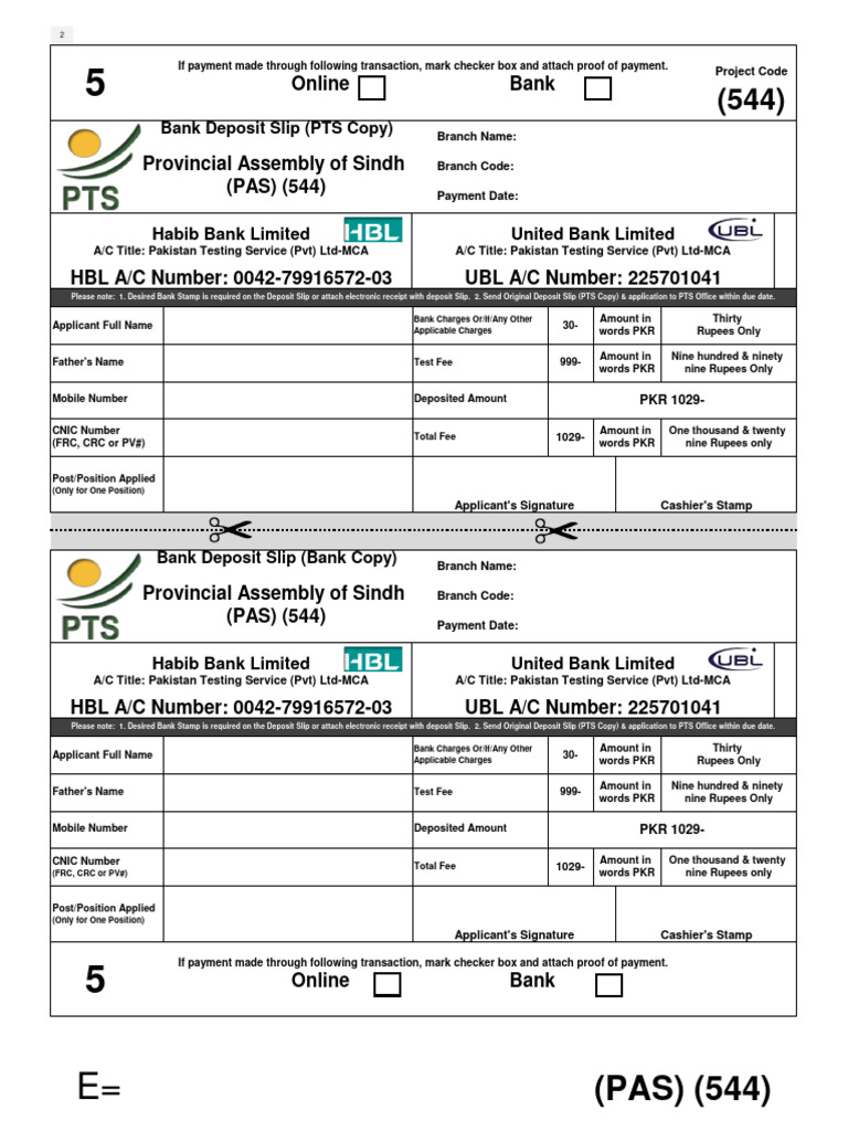 Challan Form | PDF | Service Industries | Payments